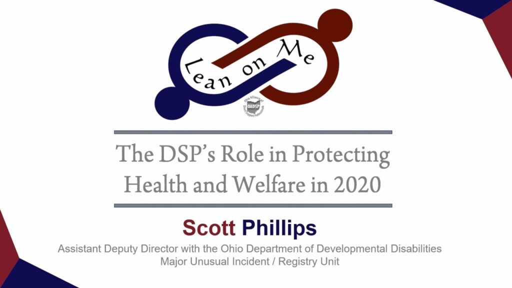 Scott Phillips: The DSP’s Role in Protecting Health and Welfare in 2020 – OADSP TV+